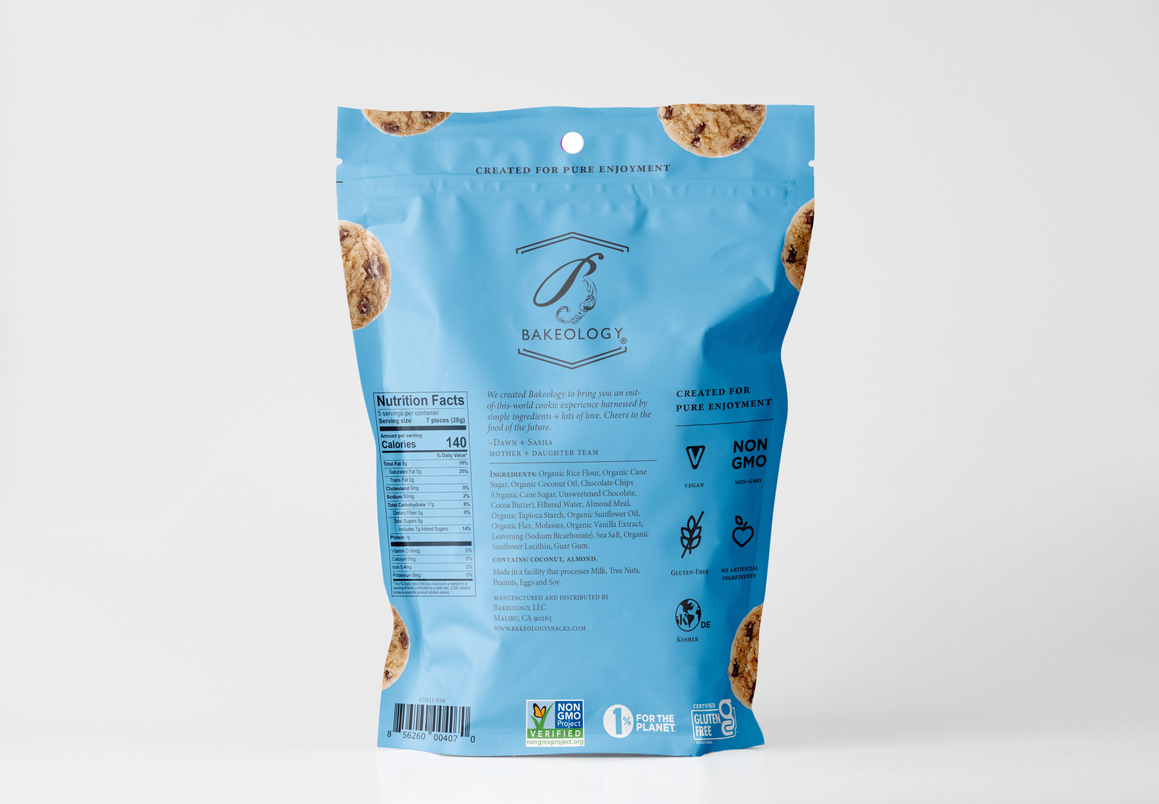 3 pack- Chocolate Chip Cookie Bites, 5 oz bags, Gluten Free, Vegan ...